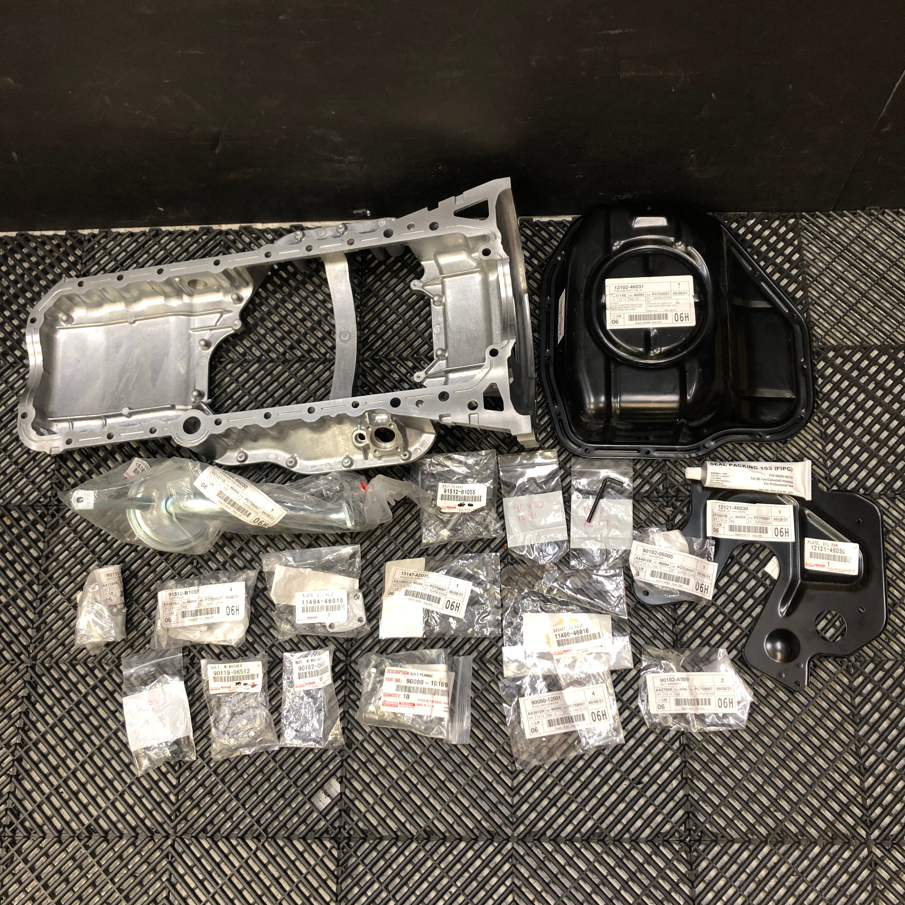 Toyota 1JZ/2JZ GTE Rear Sump Oil Pan Conversion Kit #1126 | UP GARAGE ...
