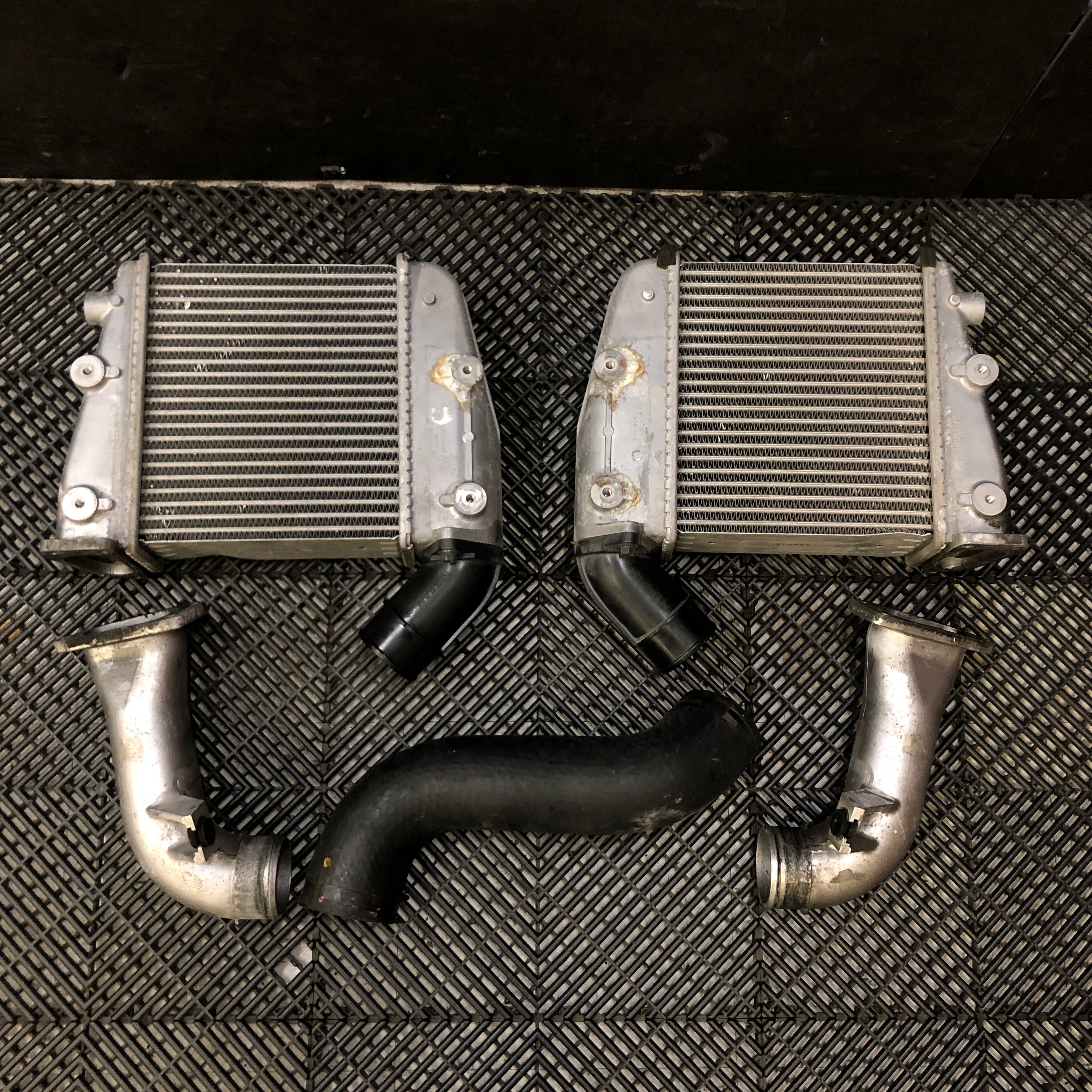 Nissan R35 GTR VR38DETT OEM Intercooler System | UP GARAGE Garden Grove