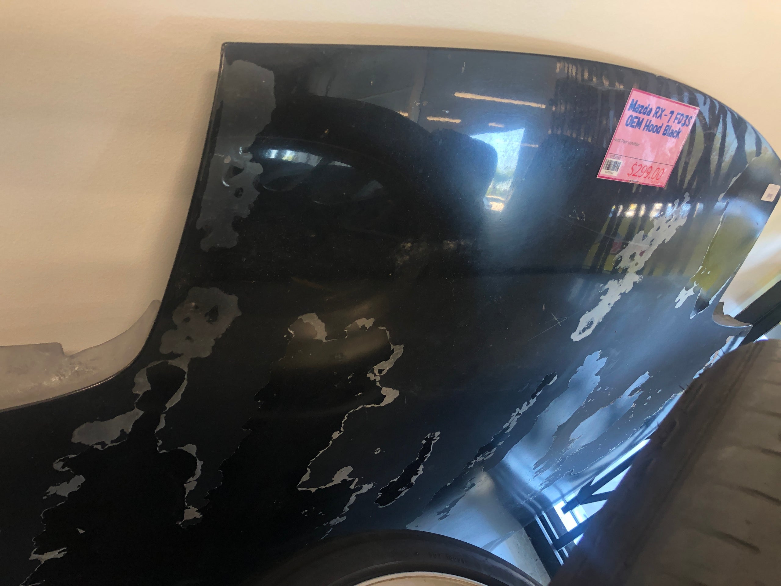 Mazda RX-7 FD3S OEM Hood Black #0508 | UP GARAGE Garden Grove