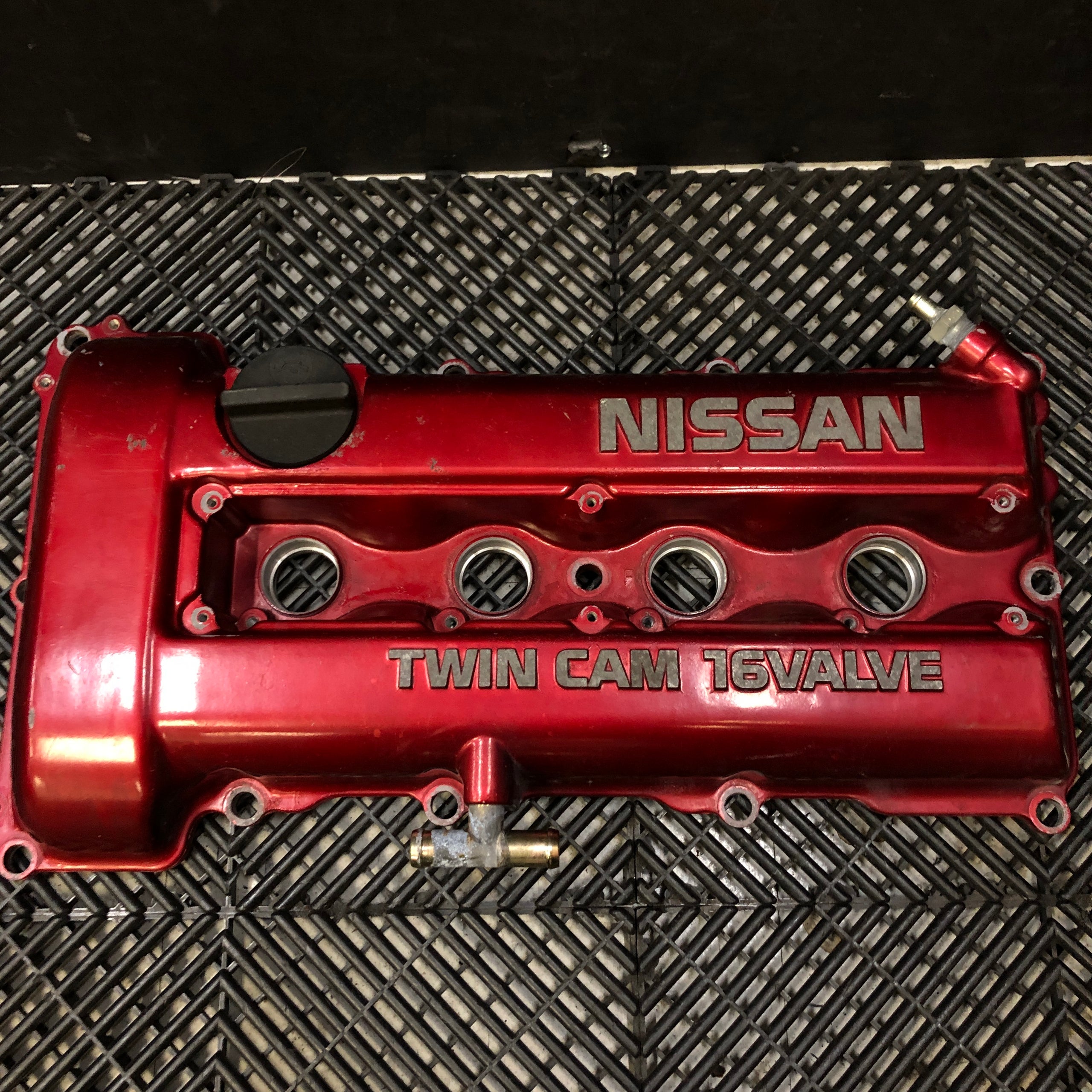 Nissan S13 SR20 Red top Valve Cover #1026 | UP GARAGE Garden Grove