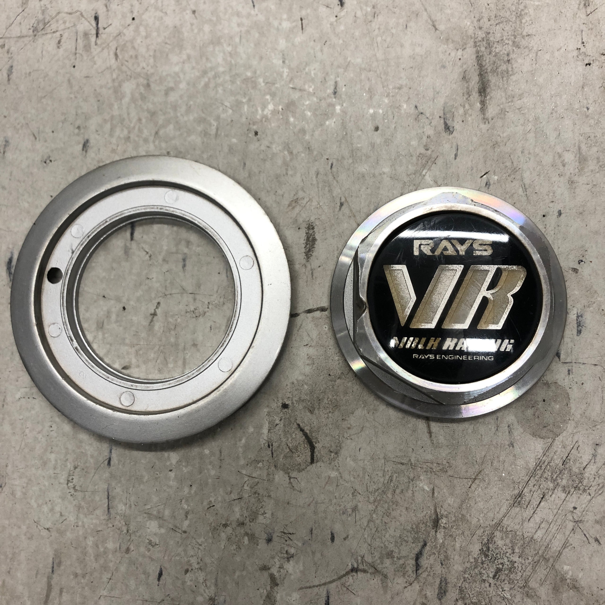 Rays Volk Racing VR Screw-On Center Cap with Group-C Plate... #1207 ...